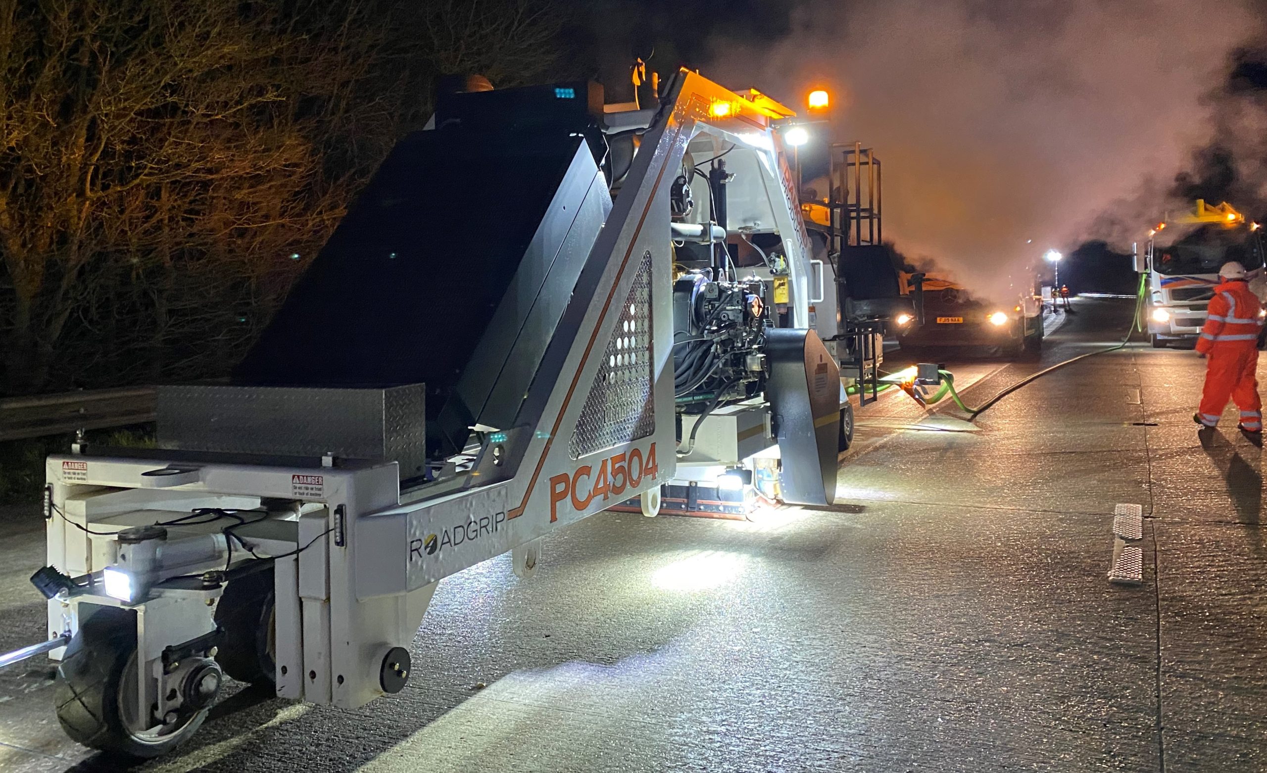 LDG (Longitudinal Grinding), A12, Highways England - Roadgrip