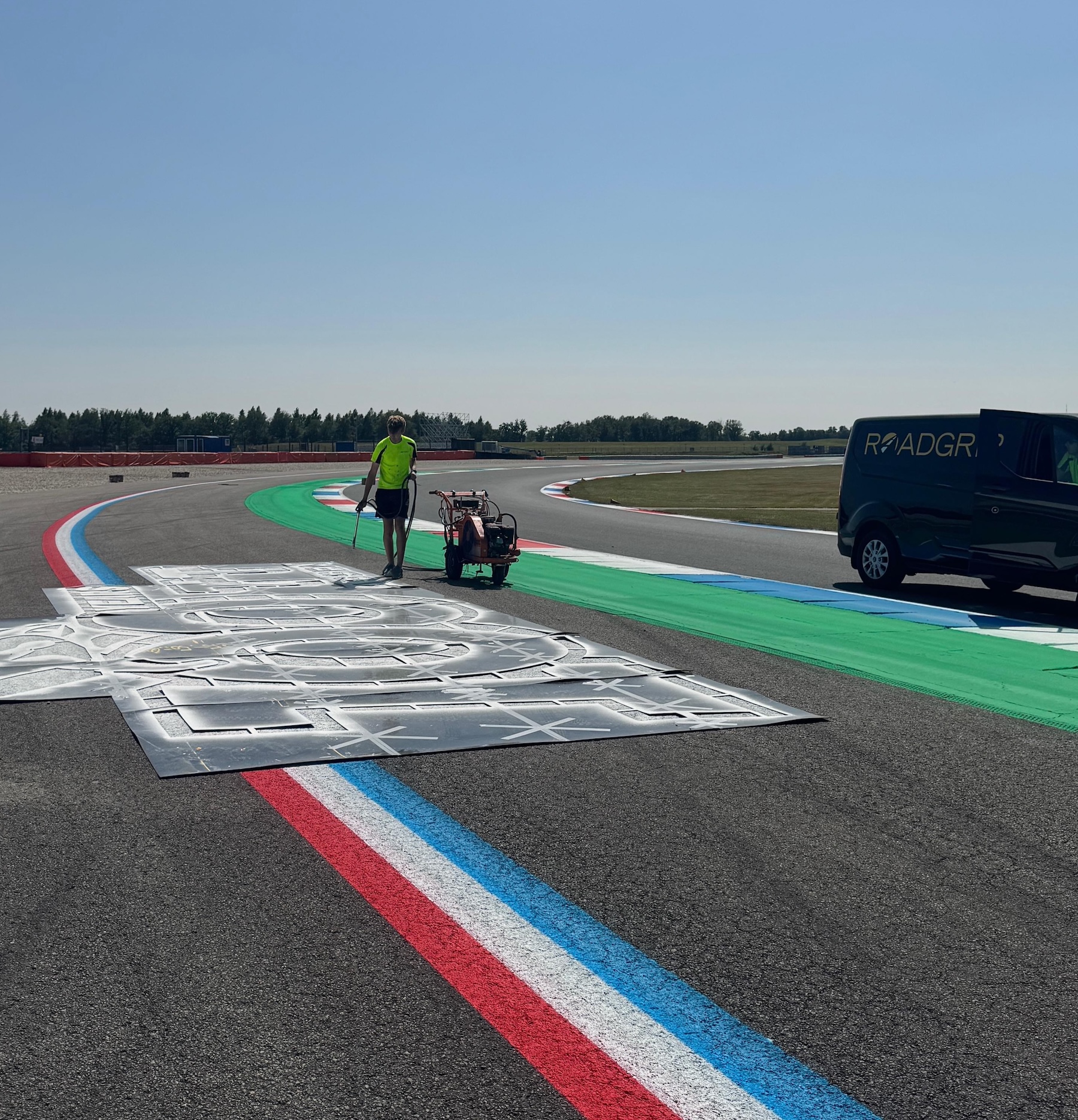 MotoGP Track Painting Installation, TT Circuit Assen, Netherlands ...