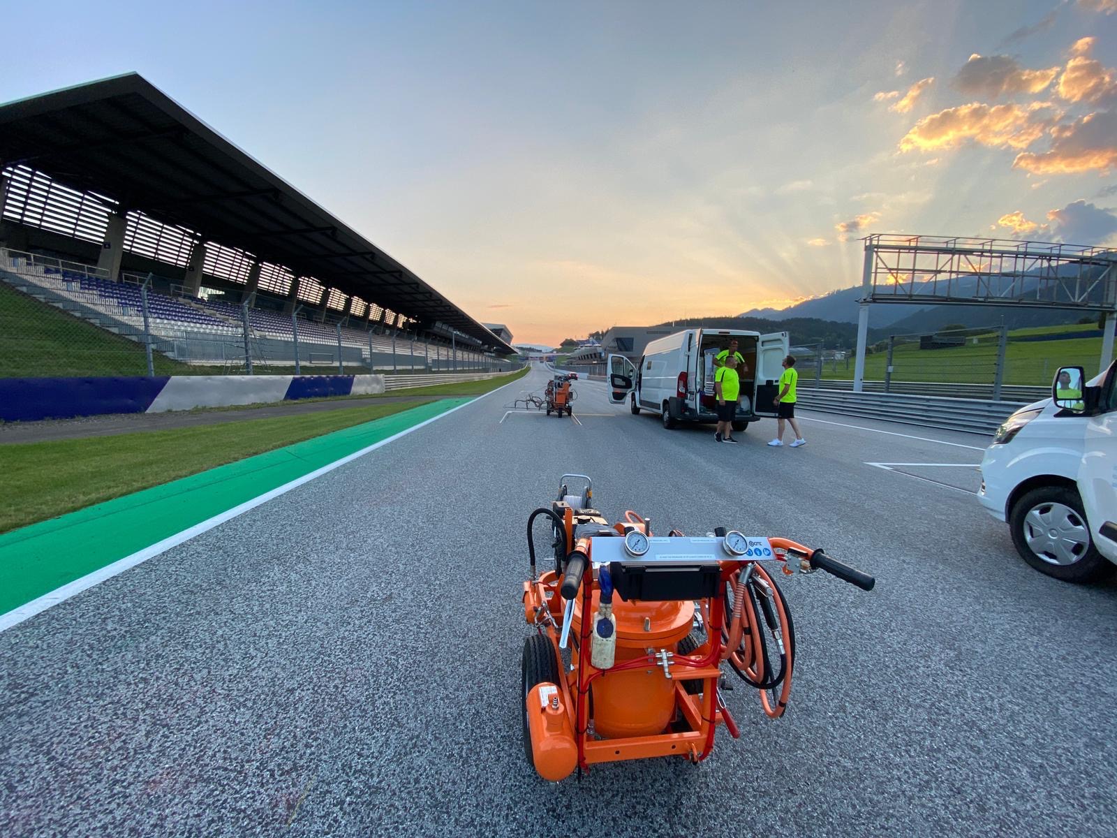 Track Painting, MotoGP Austria 2020 - Roadgrip
