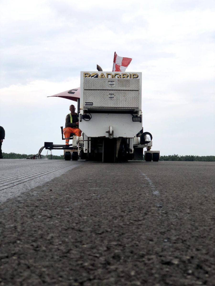 Runway Grooving, Kuala Lumpur International Airport, Malaysia - Roadgrip