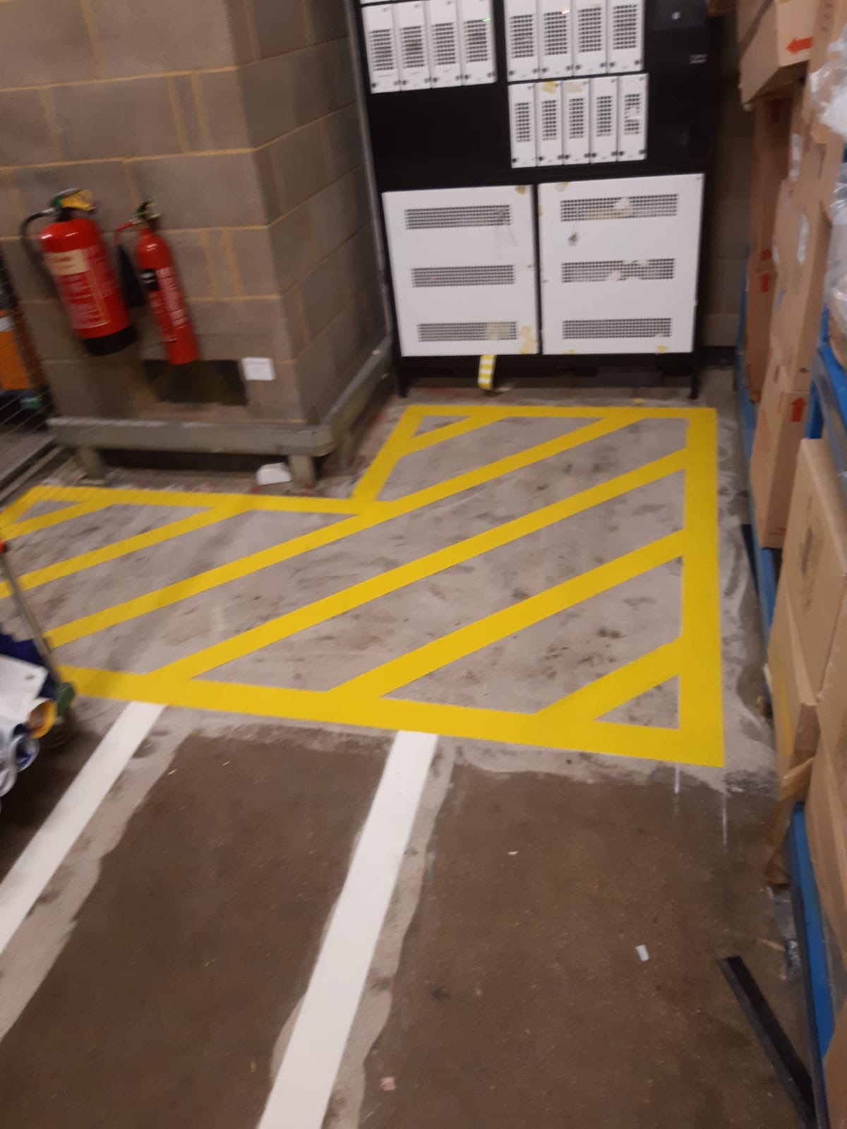 Warehouse Markings, Tesco - Roadgrip